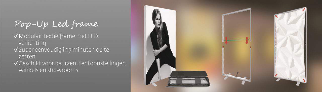 Mobiele LED-frames - Van Raalte Displays